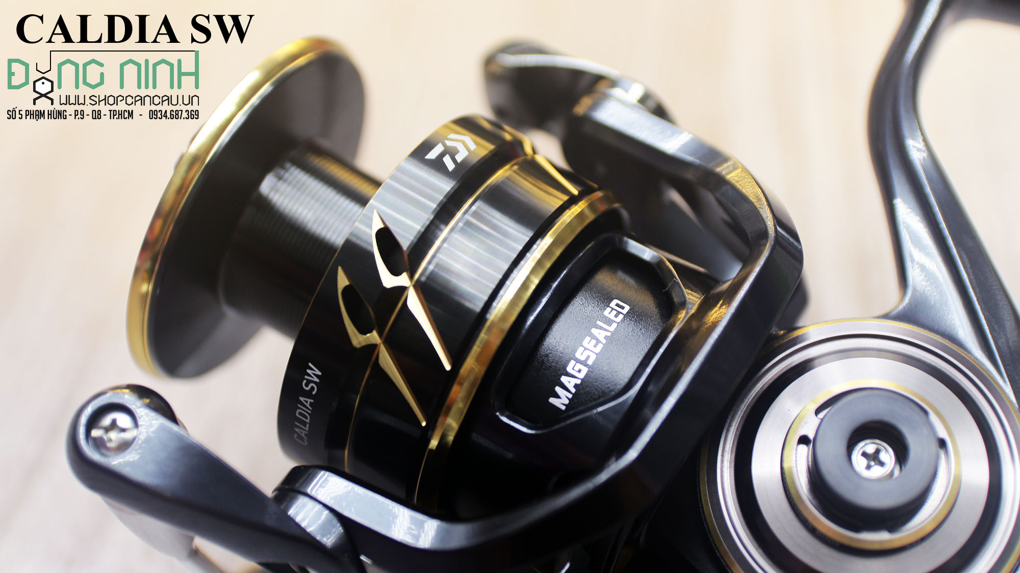 Máy câu Daiwa Caldia SW - siêu khỏe